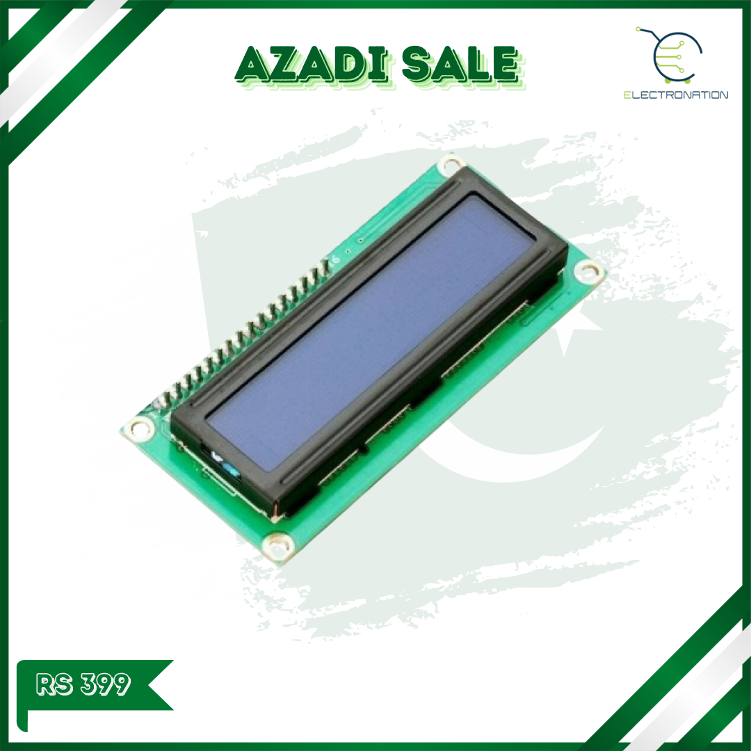 Character LCD 16X2 Blue color - Electronation Pakistan