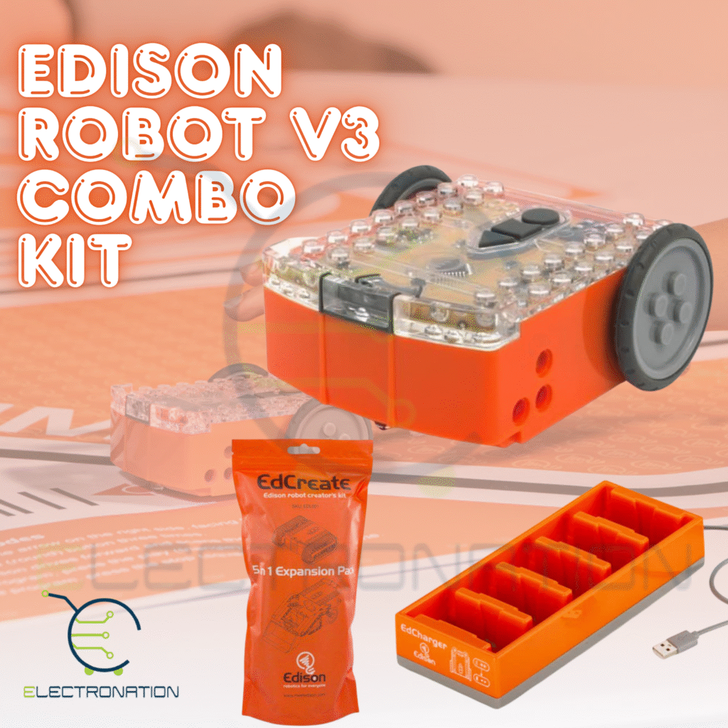 Edison Robot V3 Complete STEM Education Combo – Robot + EdCharger ...